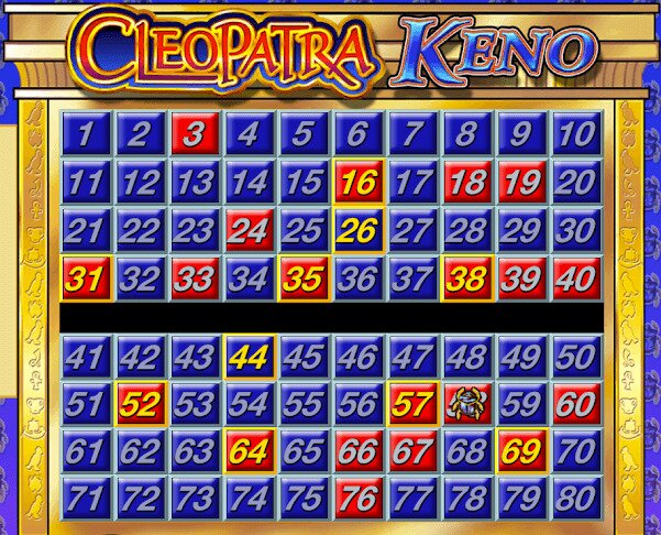 Cleopatra Keno: A Look at the Player Experience